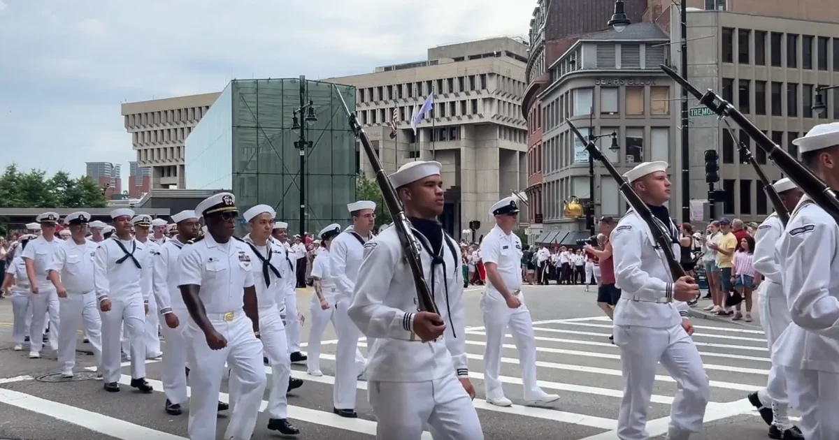 Video: Boston Independence Day Parade and Annual Reading of the ...