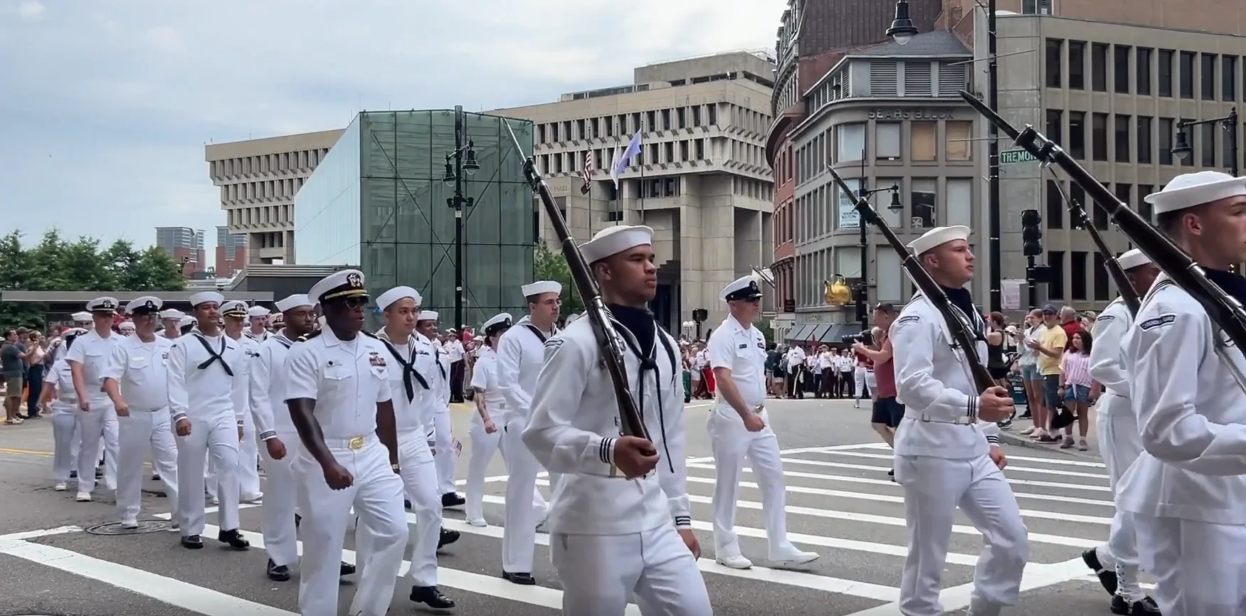 Video: Boston Independence Day Parade and Annual Reading of the ...