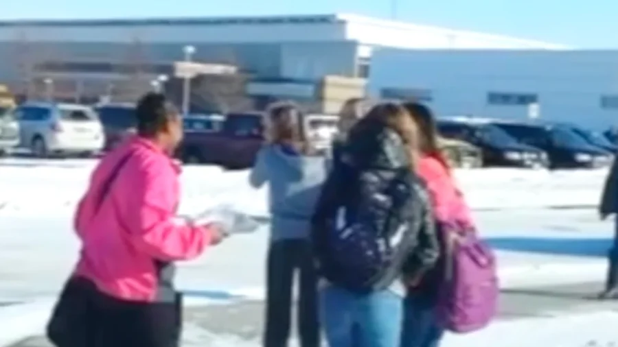 Kids Slipping on an Icy Pavement | NTD