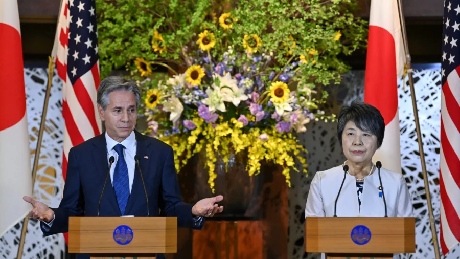 Blinken Meets With Japanese Foreign Minister Yoko Kamikawa | NTD