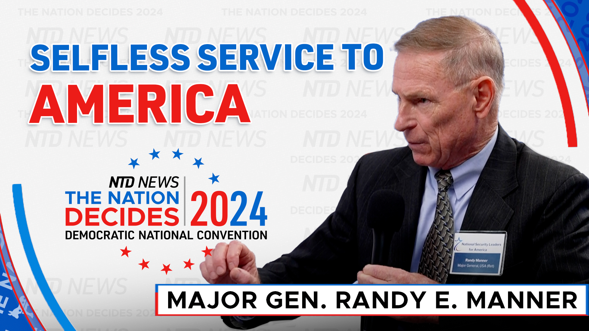 Major Gen. Randy Manner Discusses Serving the American People | NTD
