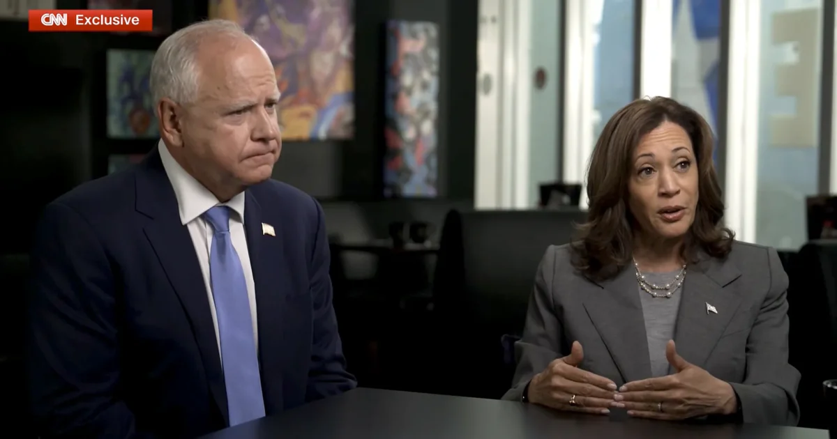 Harris, Walz Sit Down for Interview With CNN | NTD Harris, Walz Sit Down for Interview With CNN | NTD