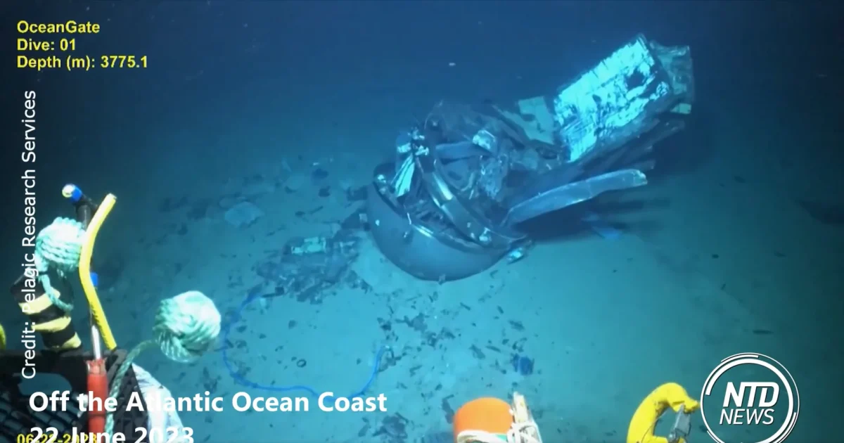 Coast Guard Releases Underwater Footage of Titan Submersible | NTD