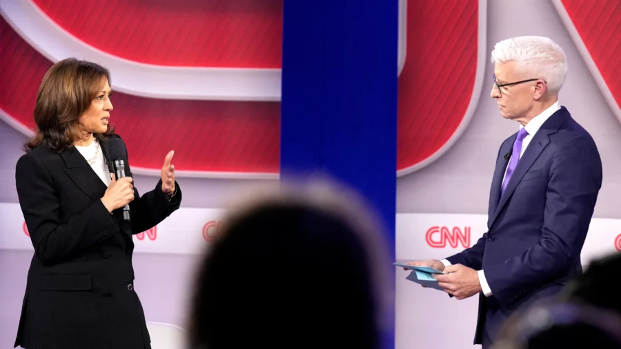 Harris Spoke Well on Middle East, Stumbled on Border at CNN Town Hall: Democratic Strategist | NTD