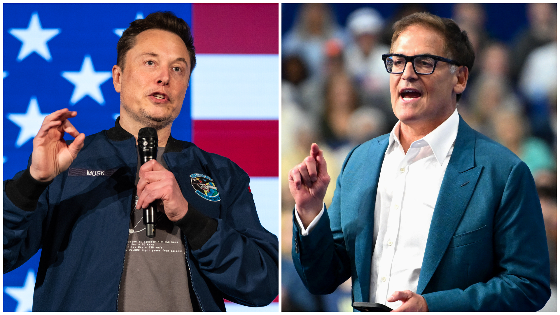 Elon Musk and Mark Cuban Battle It Out on Campaign Trail | NTD