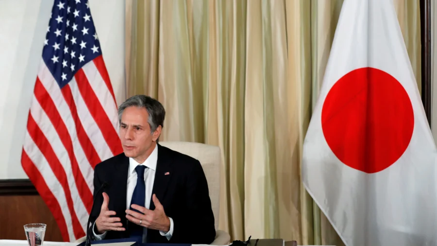 Blinken Meets With Japanese Foreign Minister Iwaya | NTD