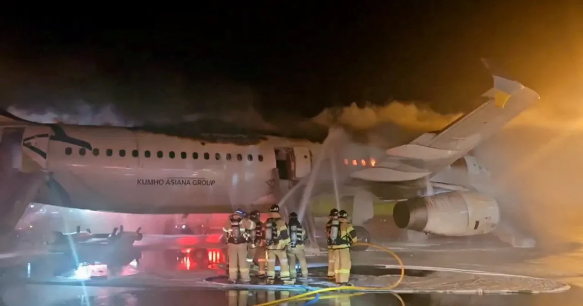 South Korea Says Battery Pack Is Possible Cause of Air Busan Fire | NTD