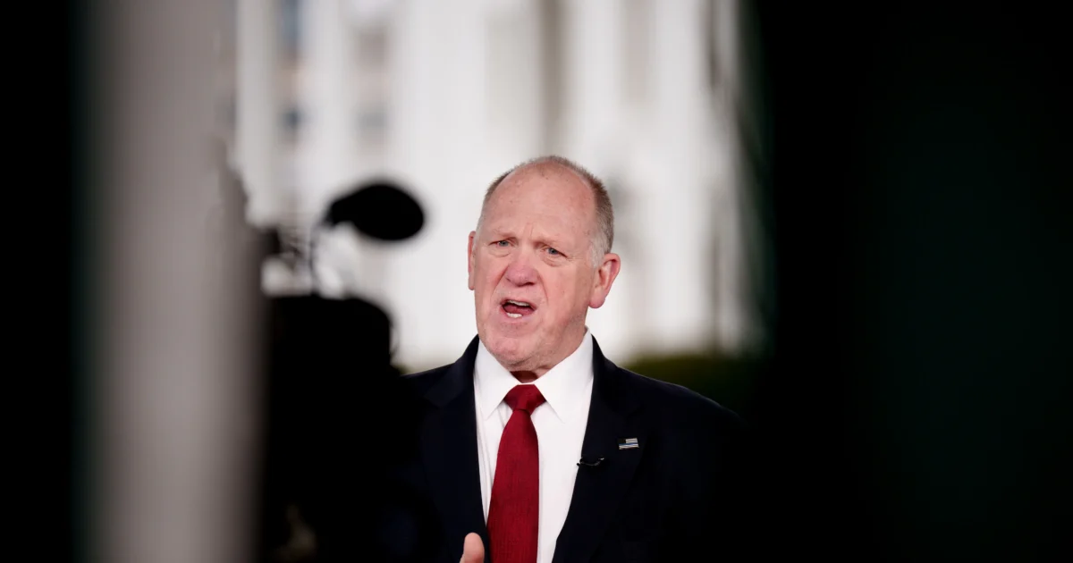 Trump’s Border Czar Unhappy With ICE Arrest Numbers, Asks Congress for ...