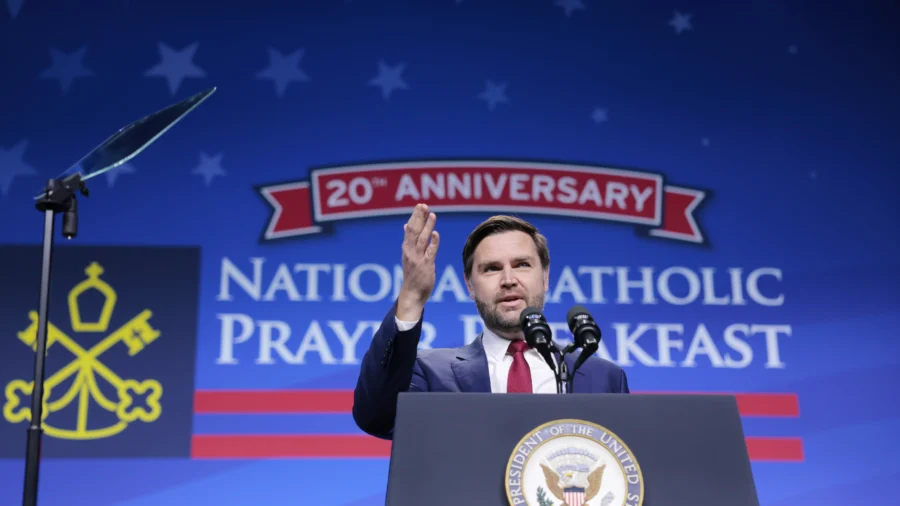 Vance Speaks at National Catholic Prayer Breakfast | NTD