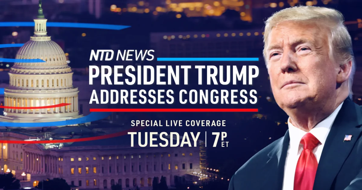 Trump Addresses Congress | Live Special Coverage | NTD