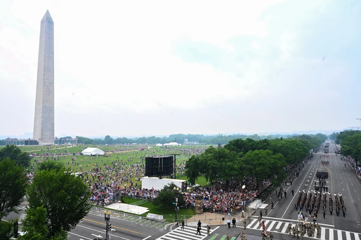 Military Parade in Washington Celebrates Army's 250th Birthday | NTD