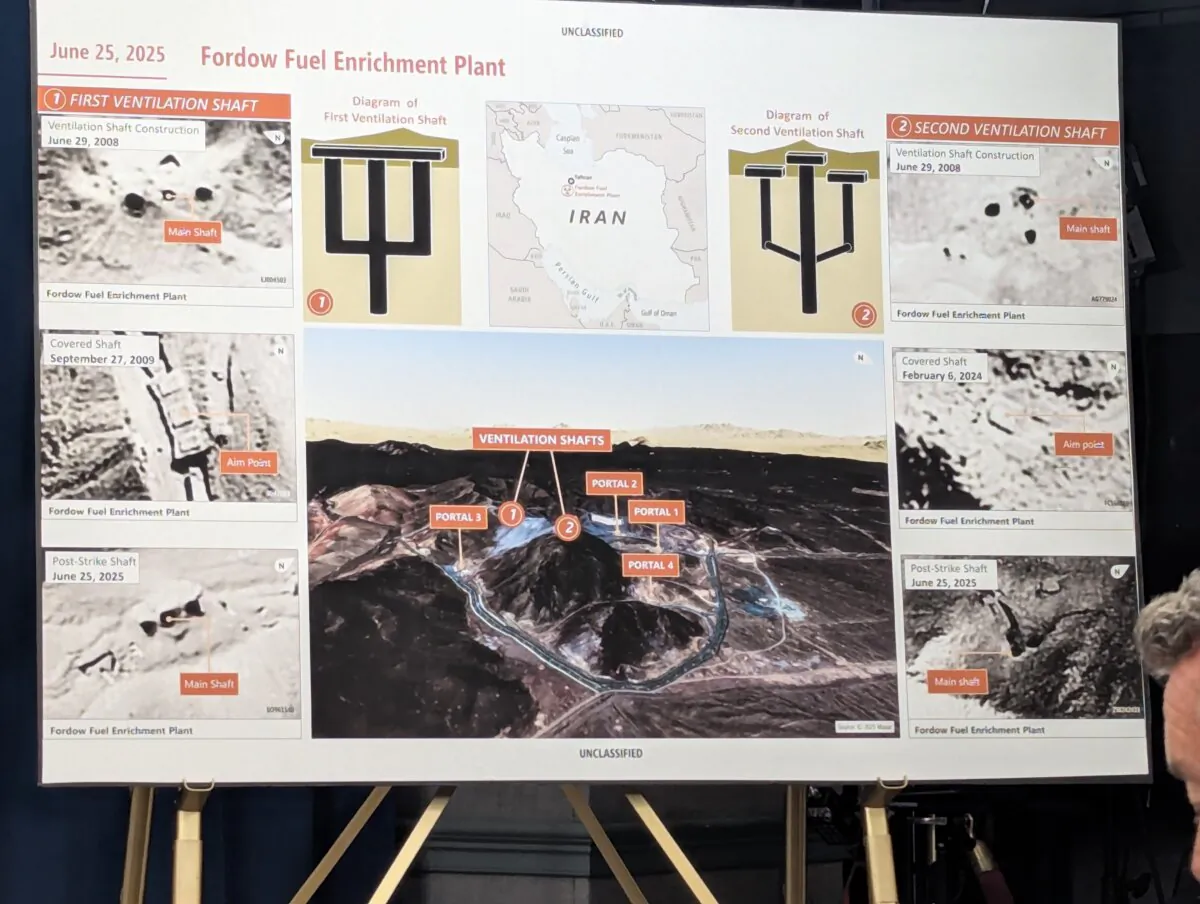 Pentagon Details How Bunker-Buster Bombs Hit Iran’s Fordow Nuclear Site ...