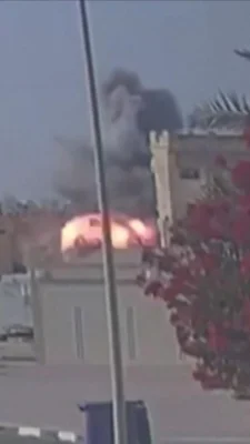 The Moment Israeli Strike Hits Building in Doha in Attack Against Hamas ...
