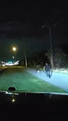 Officer Saves Child Wandering in the Middle of a Busy Highway | NTD