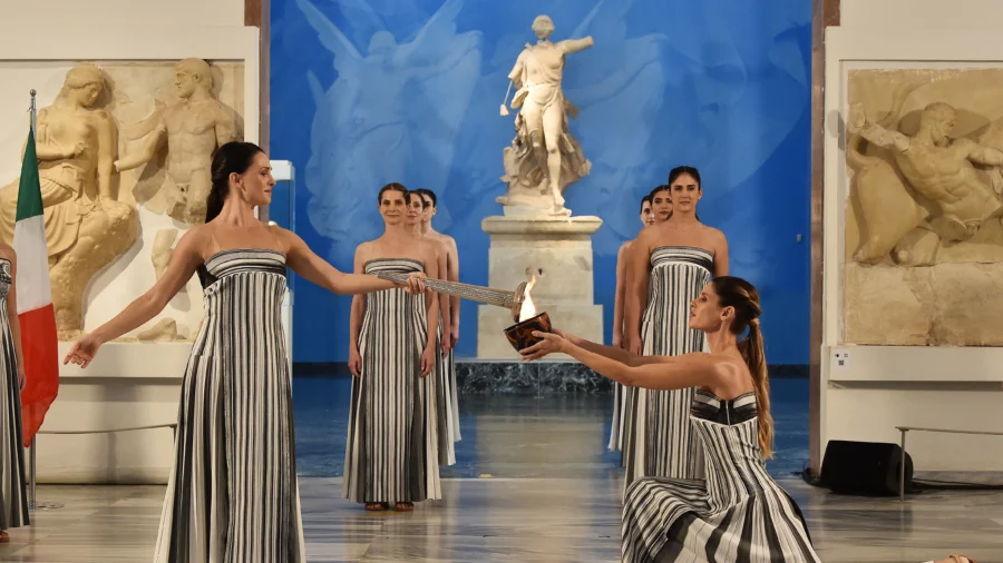 Olympic Torch Relay Begins in Ancient Olympia | NTD