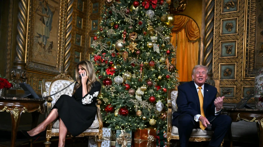 Trump Participates in Service Member Calls on Christmas Eve | NTD