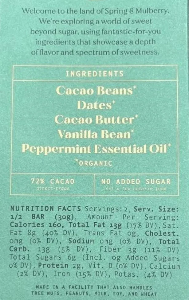 Sugarless Chocolate Bar Sold at Macy's Recalled Nationwide | NTD