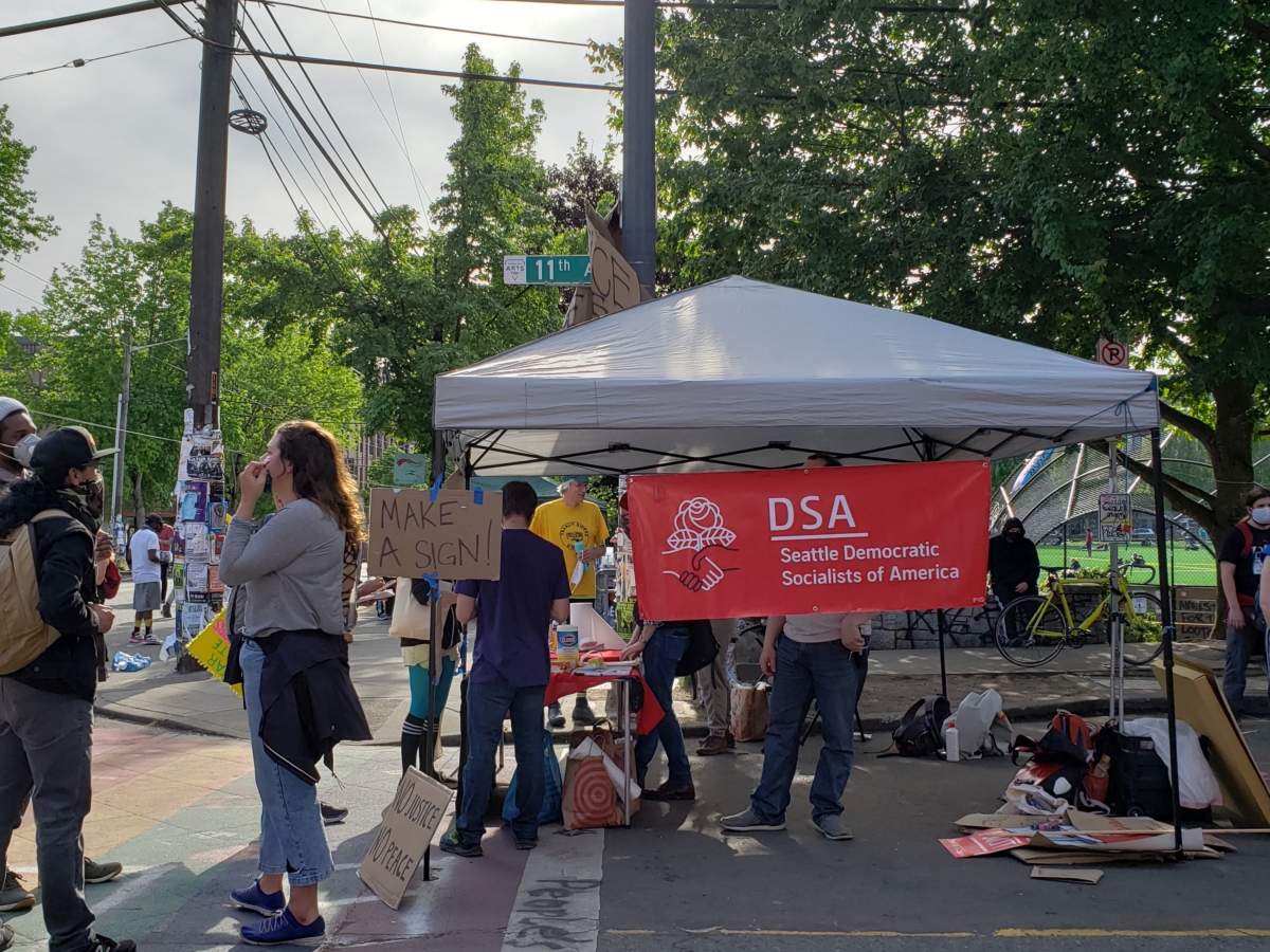 Armed People at Seattle Autonomous Zone Checking IDs, Extorting ...