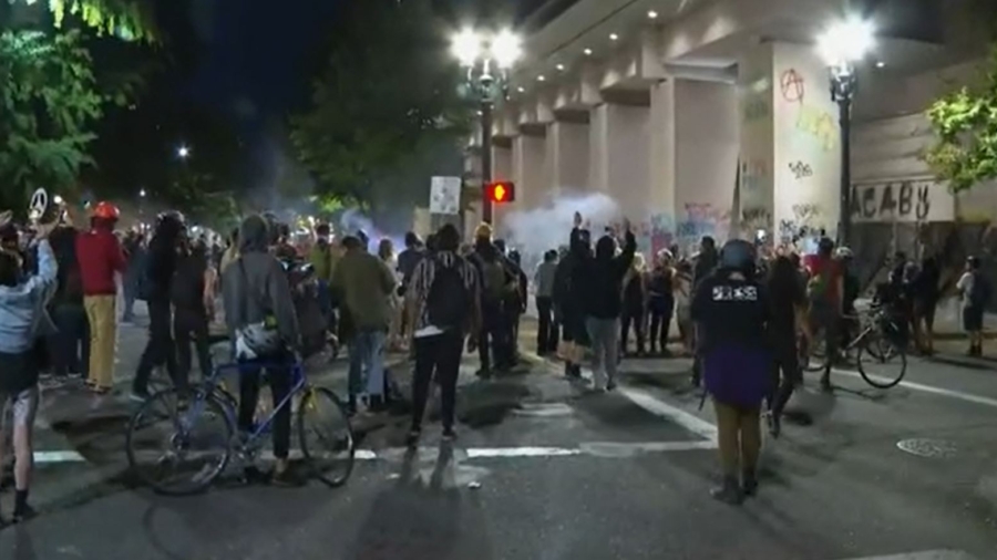Portland Police Association Building Burned During Another Night of ...